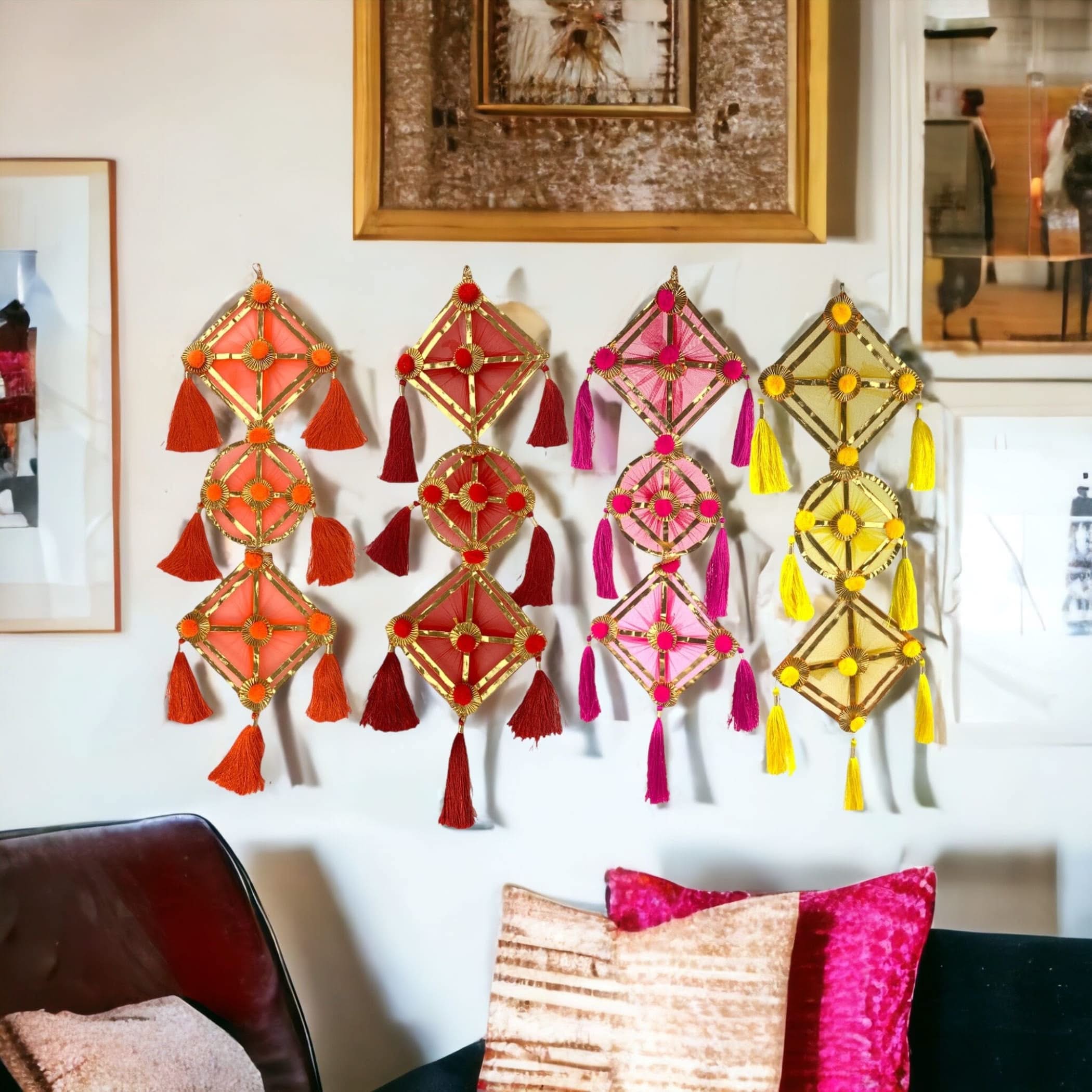 Buy Indian BackDrop hanging Decor in USA LoveNspire Diwali Decorations