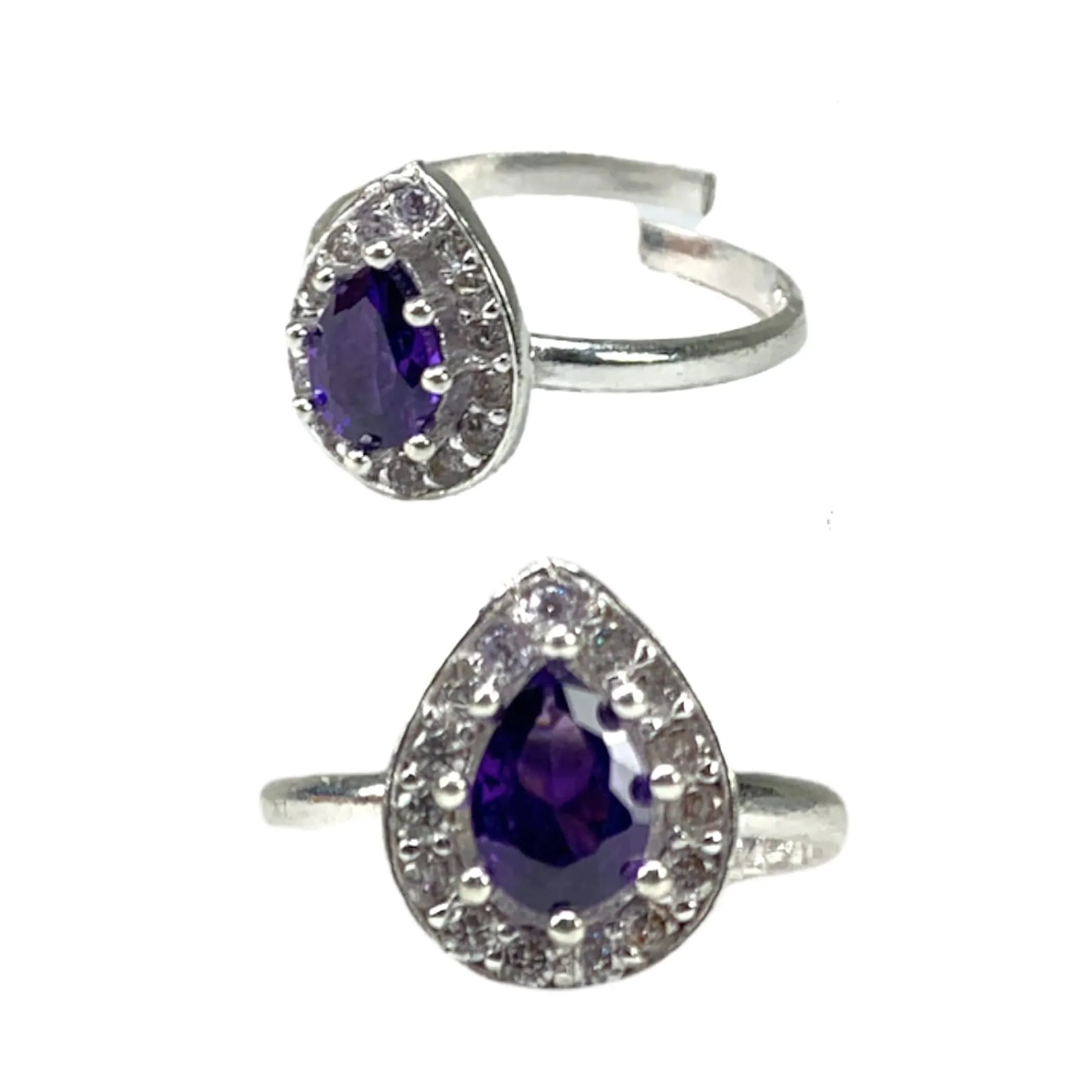 Buy Set Pinky Band Rings Barefoot Foot Jewelry Adjustable Indian Bichua ...