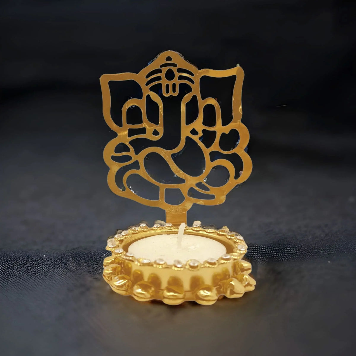 Buy shadow diya ganesha candle holder ganesha tea light