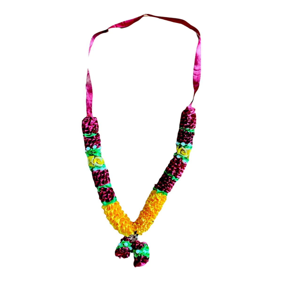 Buy indian garland haar mala 18 inch god goddess haar mala idol pooja ...
